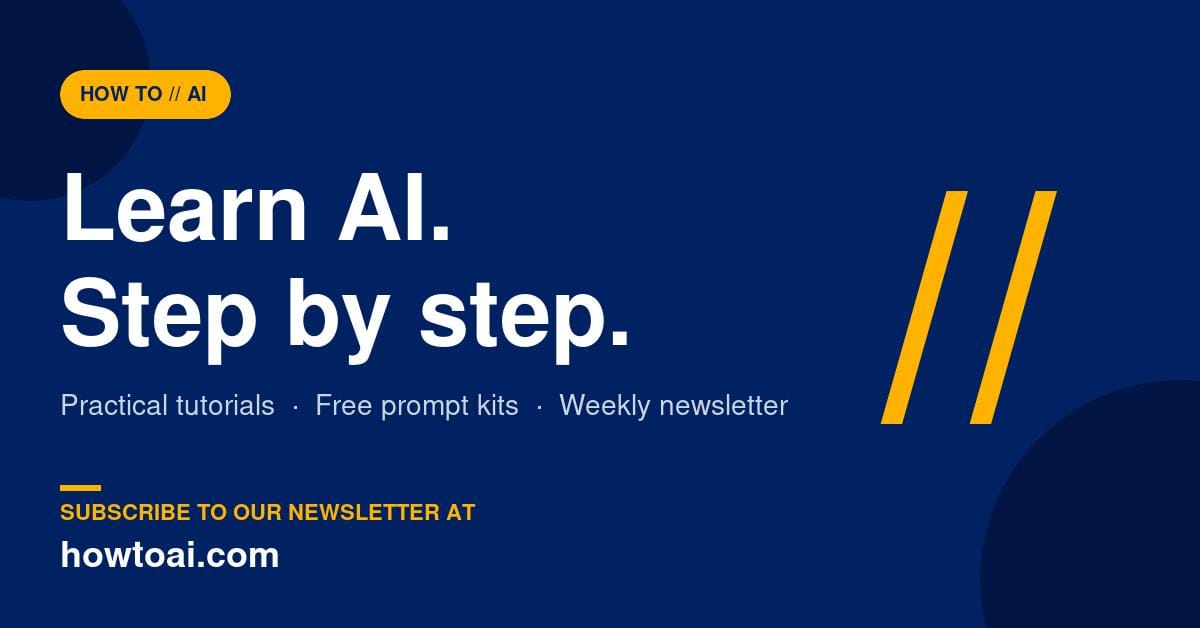 AI for Work - HOW TO // AI